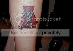 BAMA Tattoos | TideFans.com