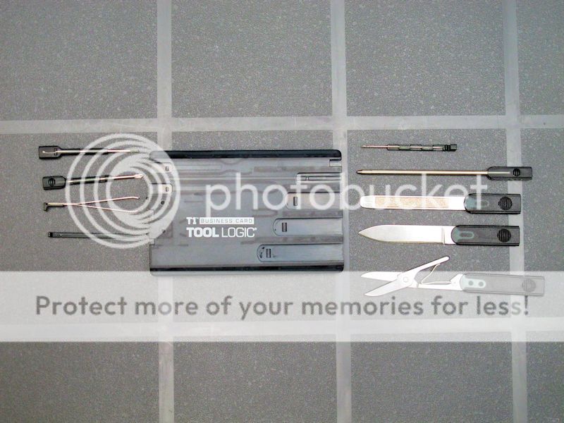 Credit style multi-tools and Tool Logic.