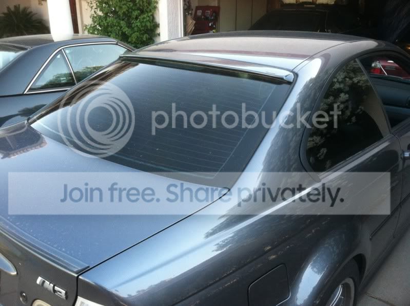 E46 M3 AC Schnitzer Rear Window/Roof Spoiler