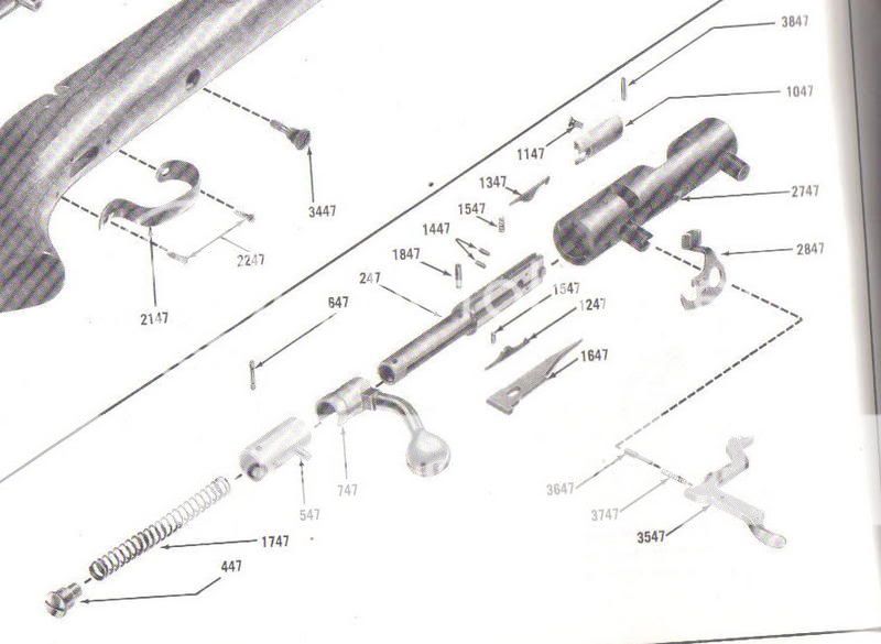 Model 47 Winchester parts diagram? | Rimfire Central Firearm Forum