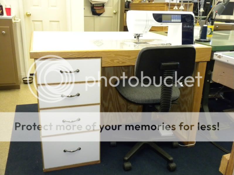 Custom sewing table built by DH sewing discussion topic @ PatternReview.com