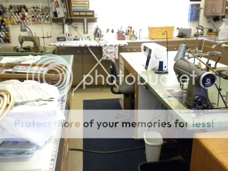 Custom sewing table built by DH sewing discussion topic @ PatternReview.com