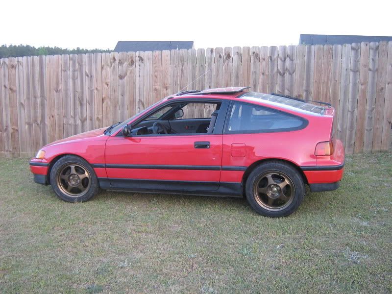 Gold Rims on a RED CRX? Post your pics! | Honda CRX Forum