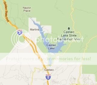 SoCal lakes vs. NorCal lakes (maps to scale) | River Daves Place
