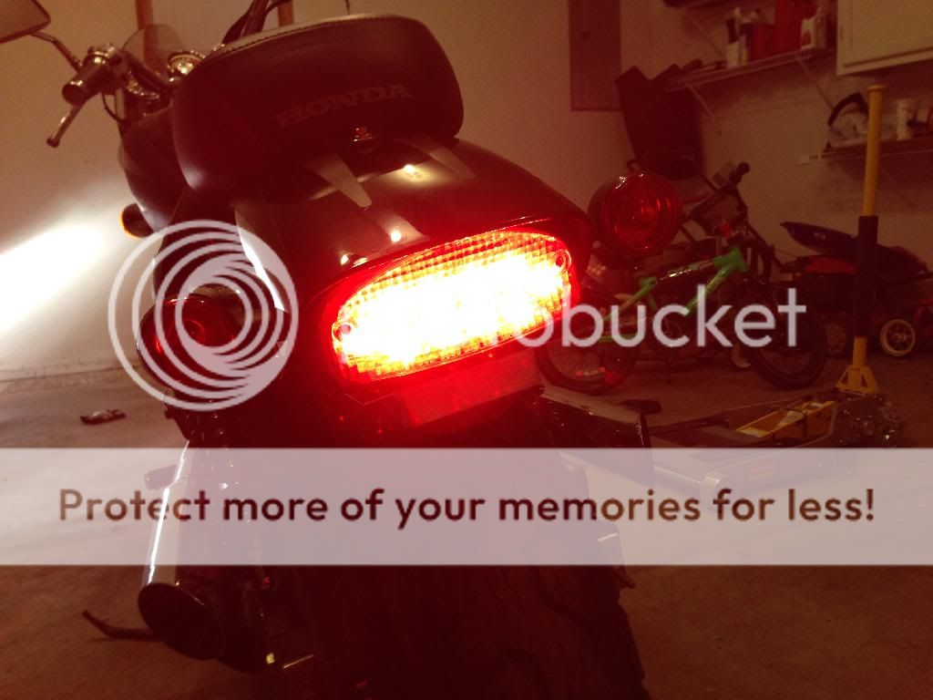 My LED tail light mod - V4MuscleBike.com